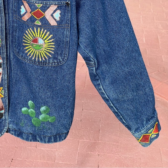 Ruff Hewn | Jackets & Coats | Hand Painted Vintage Ruff Hewn Denim Jean ...